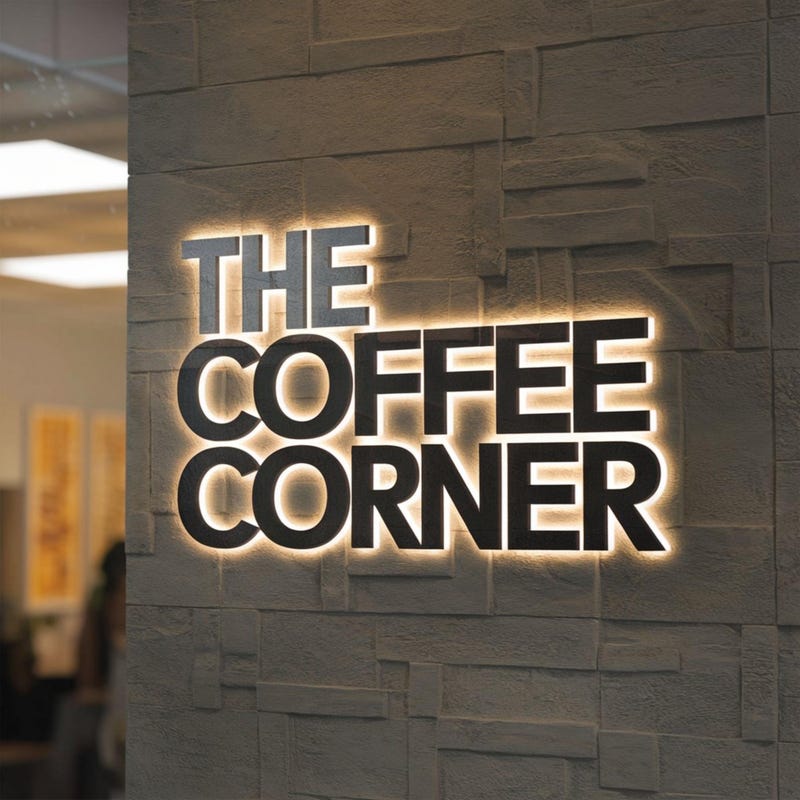 Custom Backlit Sign - Etsy