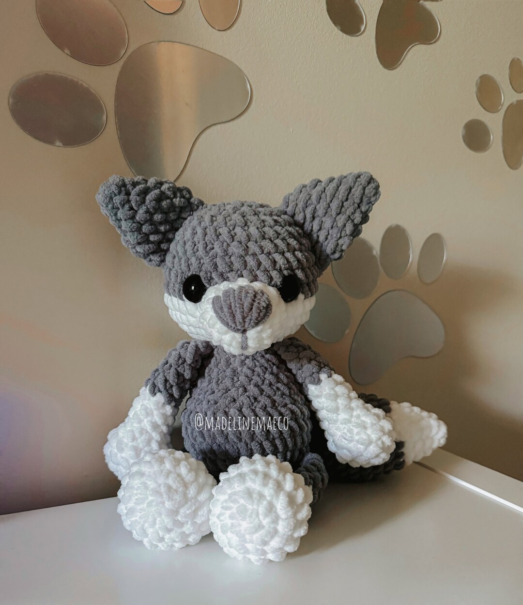 Wolf Crochet Pattern, Wolf Amigurumi Pattern, Crochet Pattern ...