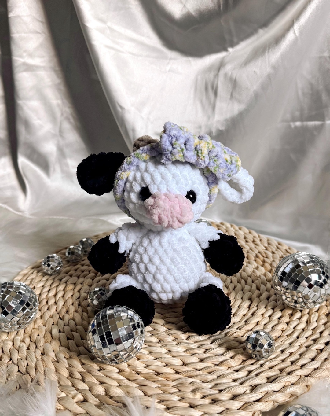 Moomoo the Cow | Amigurumi Cow Pattern, Low Sew, Crochet Pattern ...