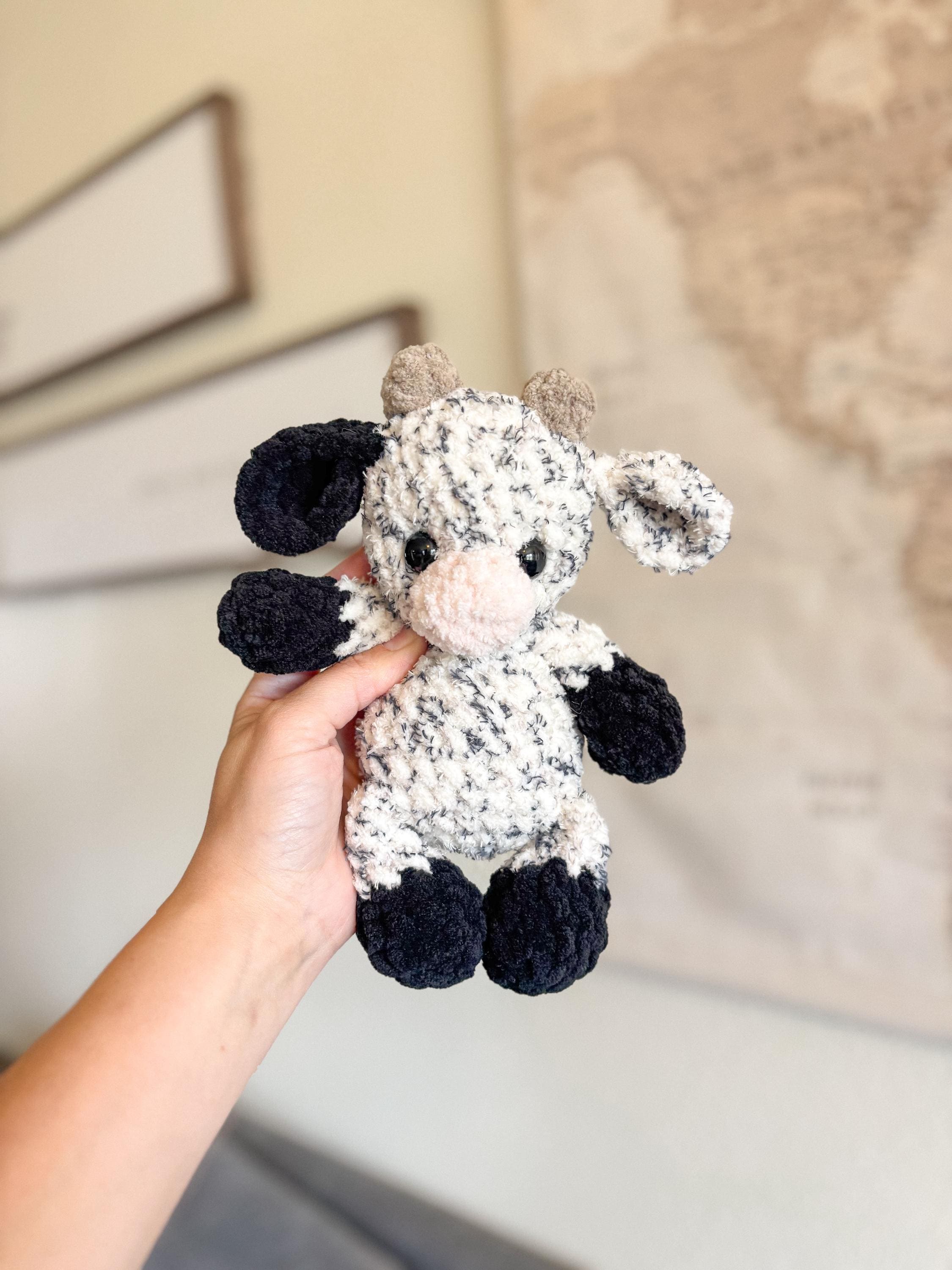Moomoo the Cow | Amigurumi Cow Pattern, Low Sew, Crochet Pattern ...