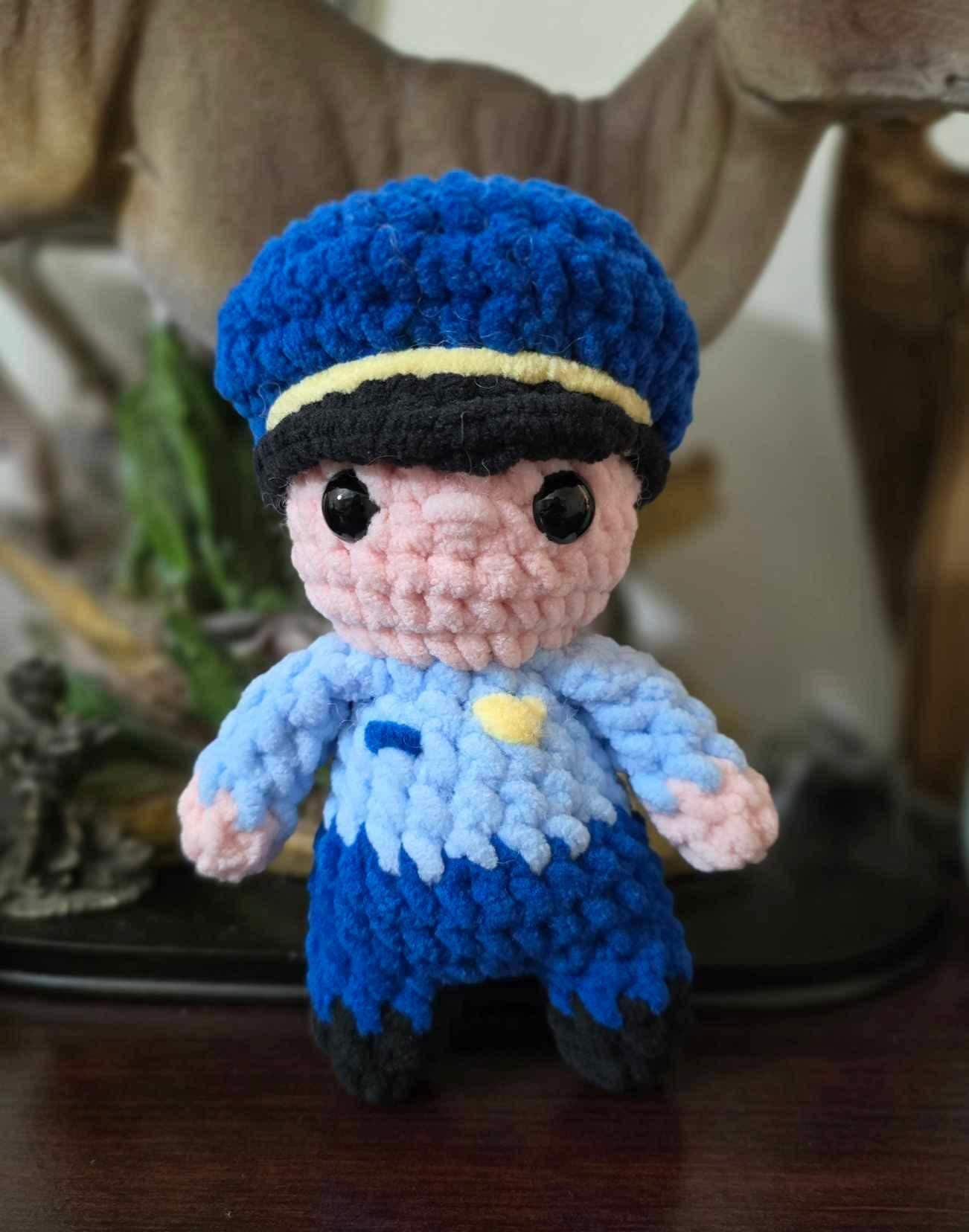 Crochet People, Amigurumi Policeman, Crochet Pattern, Crochet Police ...