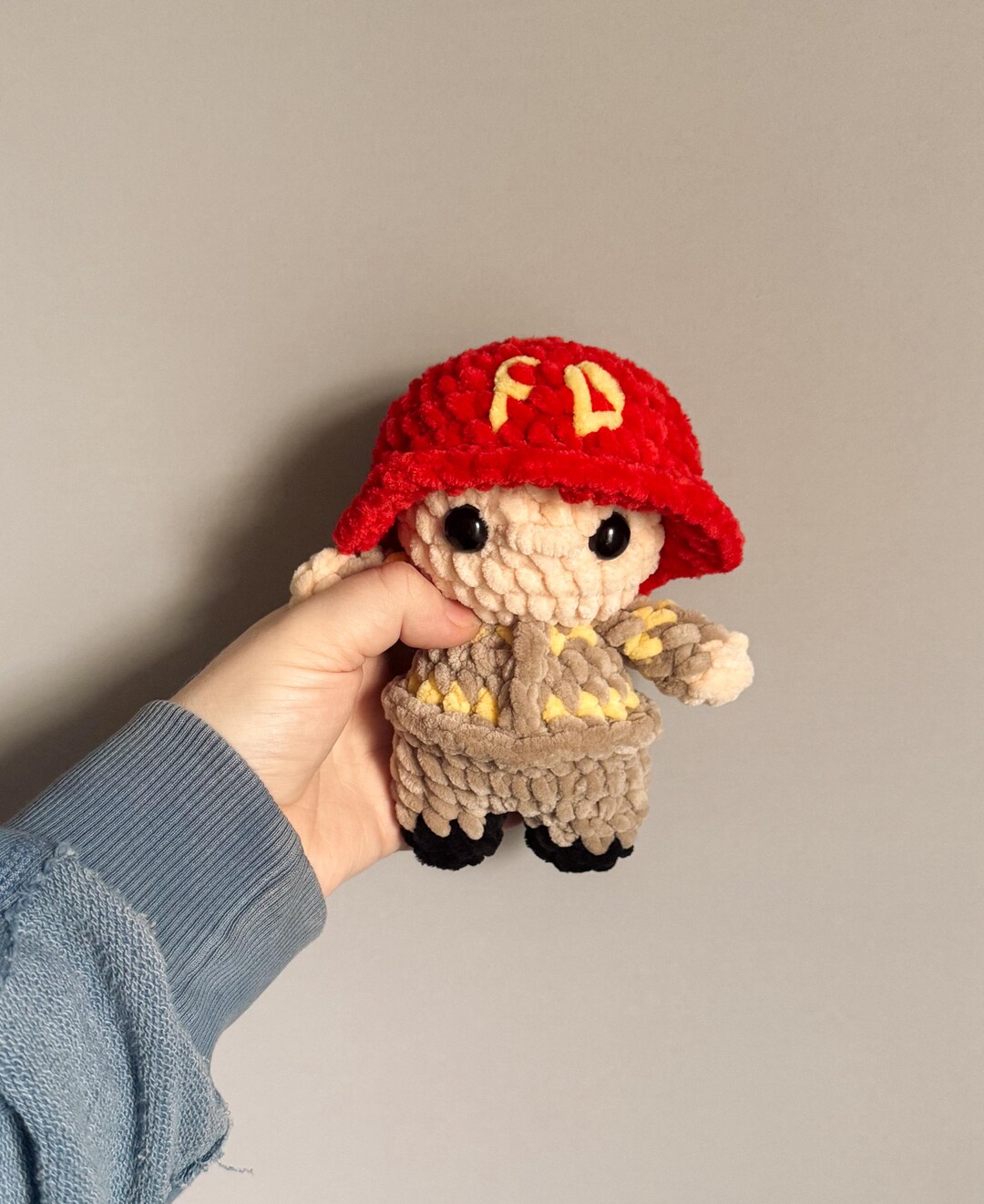 Crochet People, Amigurumi Fireman, Crochet Pattern, Crochet Firefighter ...