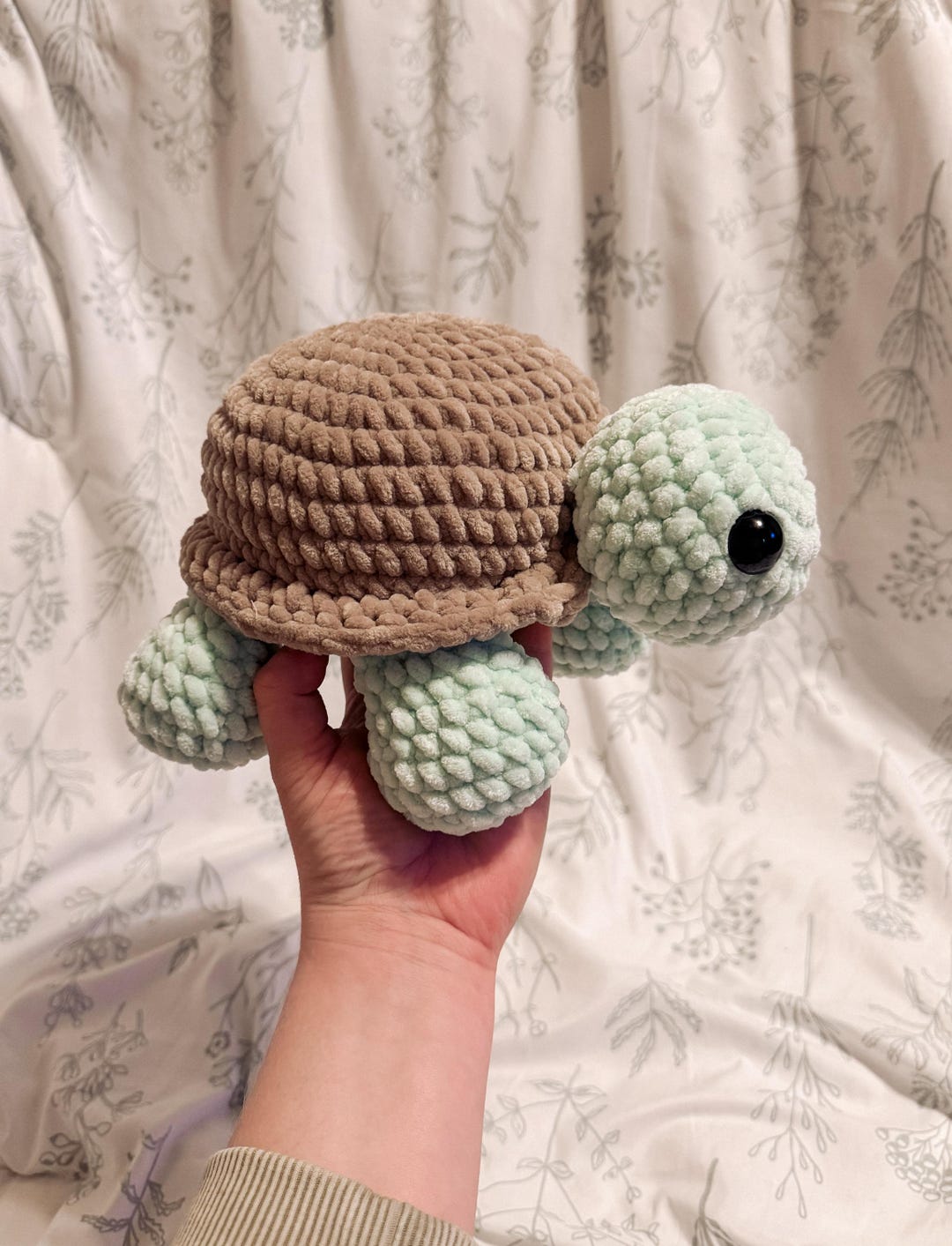 Fern the Turtle- No Sew, Turtle Crochet Pattern, Tortoise Crochet ...