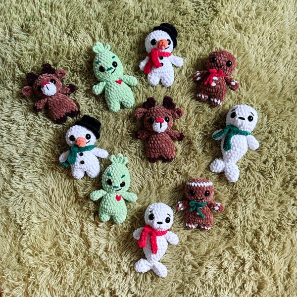 Grinch Crochet Pattern - Etsy UK