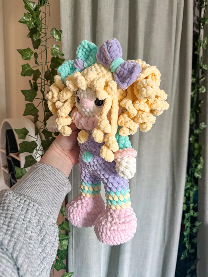 Poppy the Clown | Crochet Clown Pattern, Amigurumi Clownpattern ...