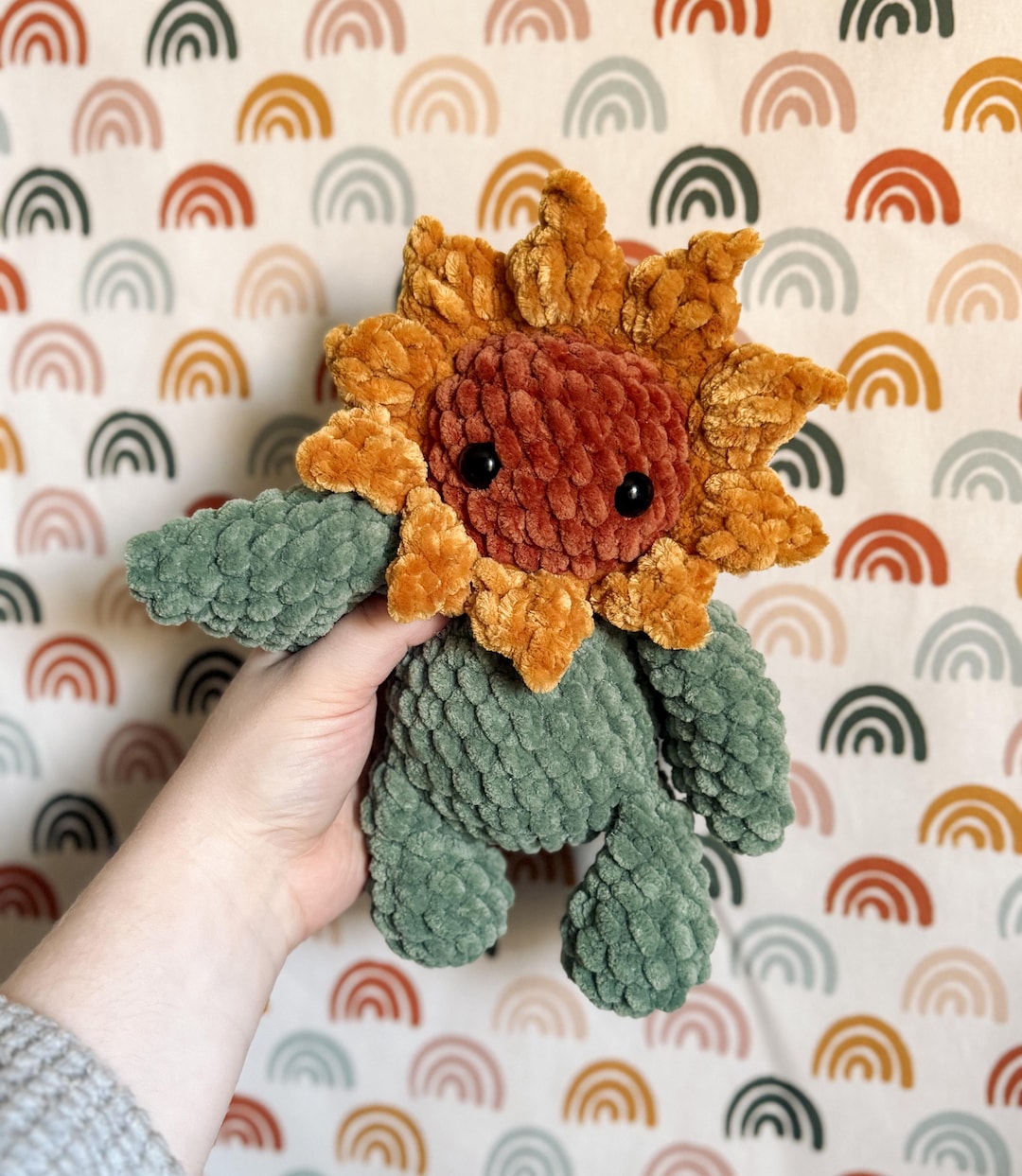 Sunny the Sunflower | Crochet Sunflower Pattern, Crochet, Amigurumi ...