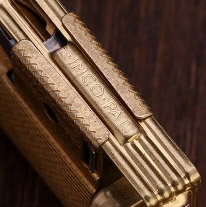 IMCO 6700 Triplex Super Petrol Lighter Vintage Trench Lighter IMCO 6600 ...