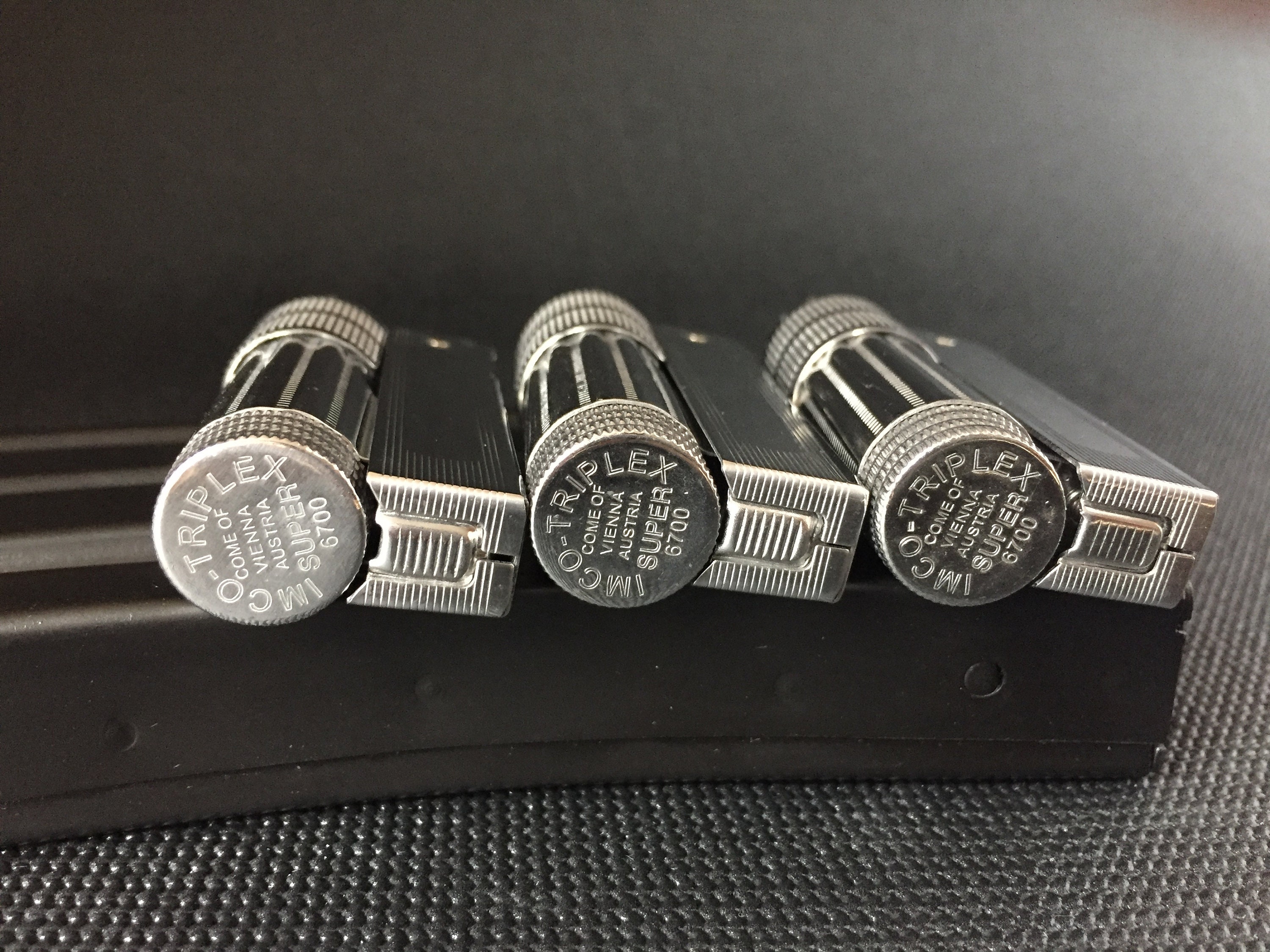 IMCO 6700 Triplex Super Petrol Lighter Vintage Trench Lighter IMCO 6600 ...