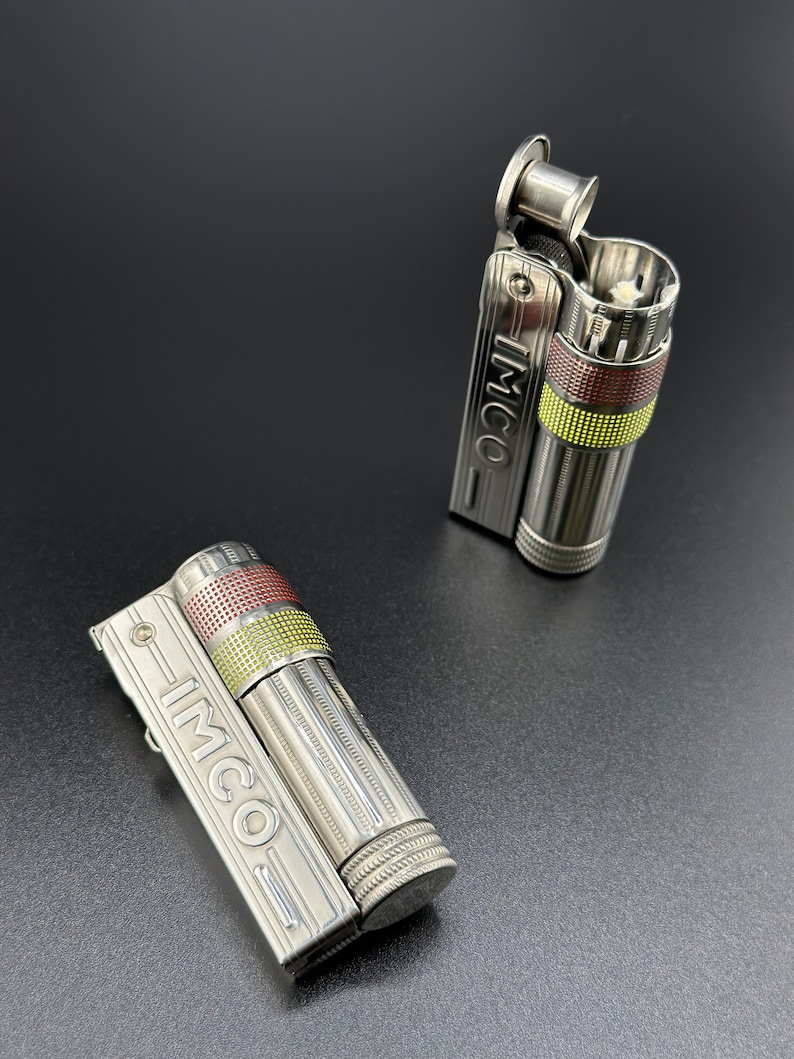 IMCO 6700 Triplex Super Petrol Lighter Vintage Trench Lighter IMCO 6600 6700 6800 IMCO Logo #1 ...
