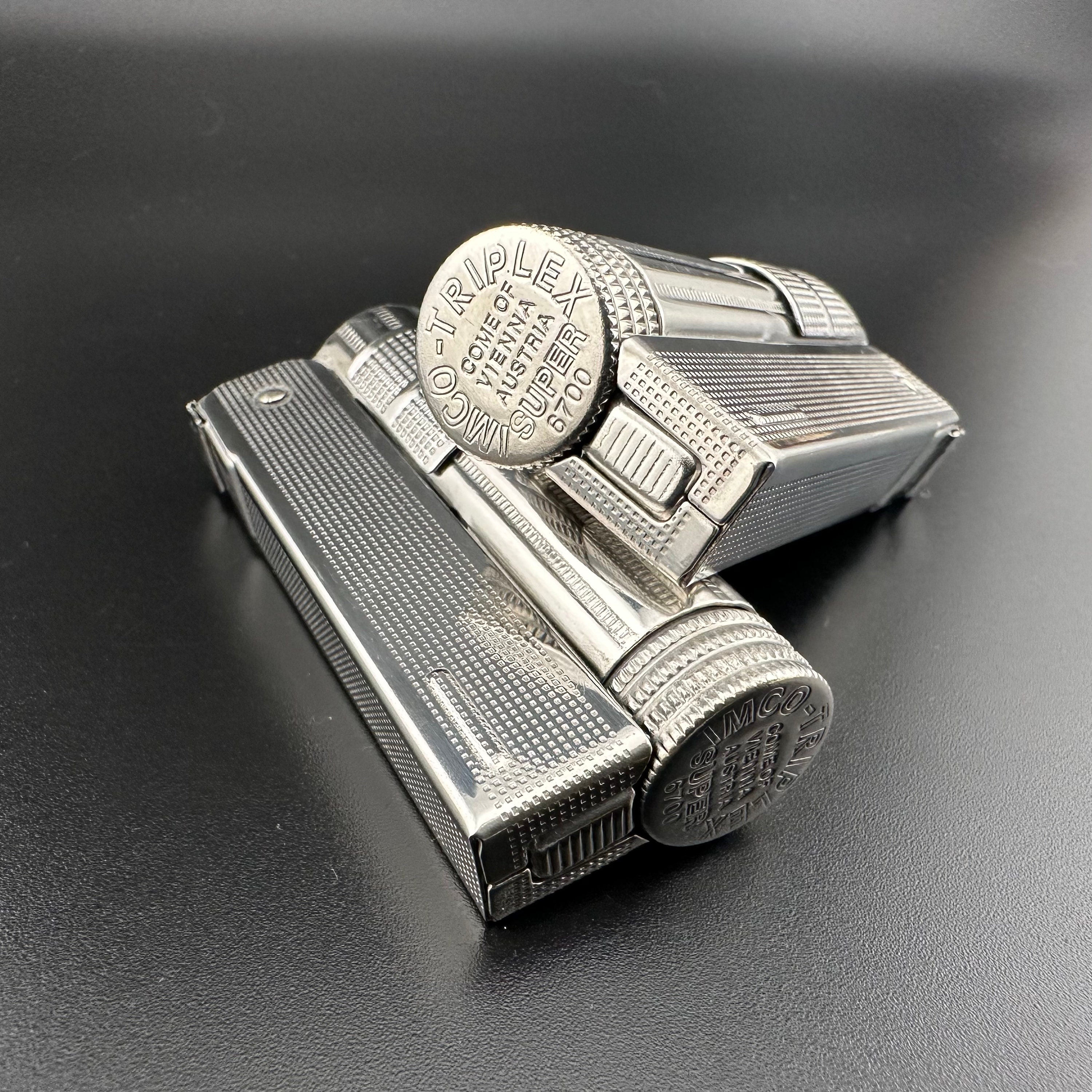 IMCO 6700 Triplex Super Petrol Lighter Vintage Trench Lighter IMCO 6600 ...