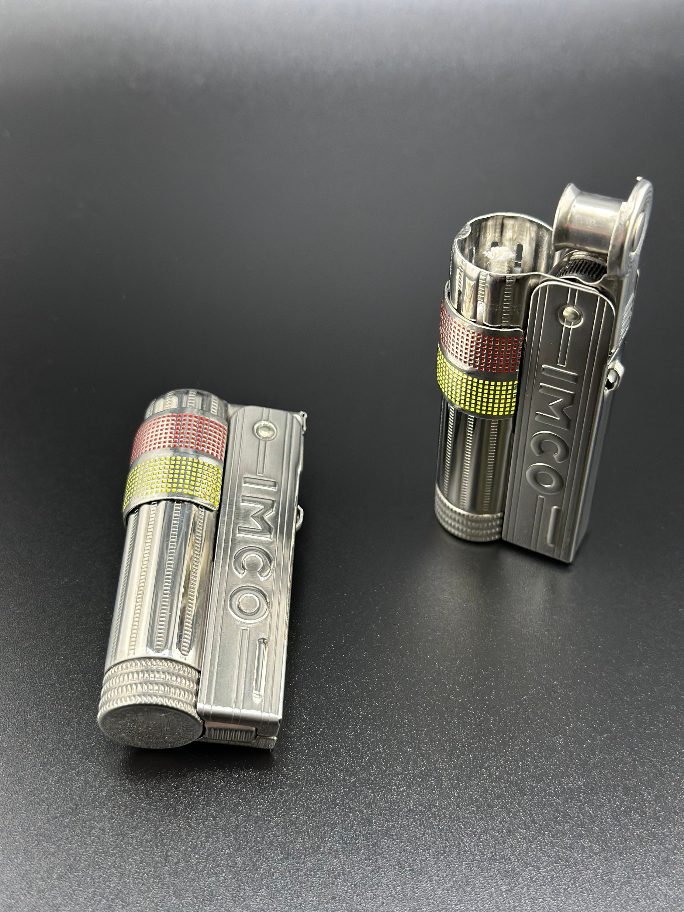 IMCO 6700 Triplex Super Petrol Lighter Vintage Trench Lighter IMCO 6600 ...