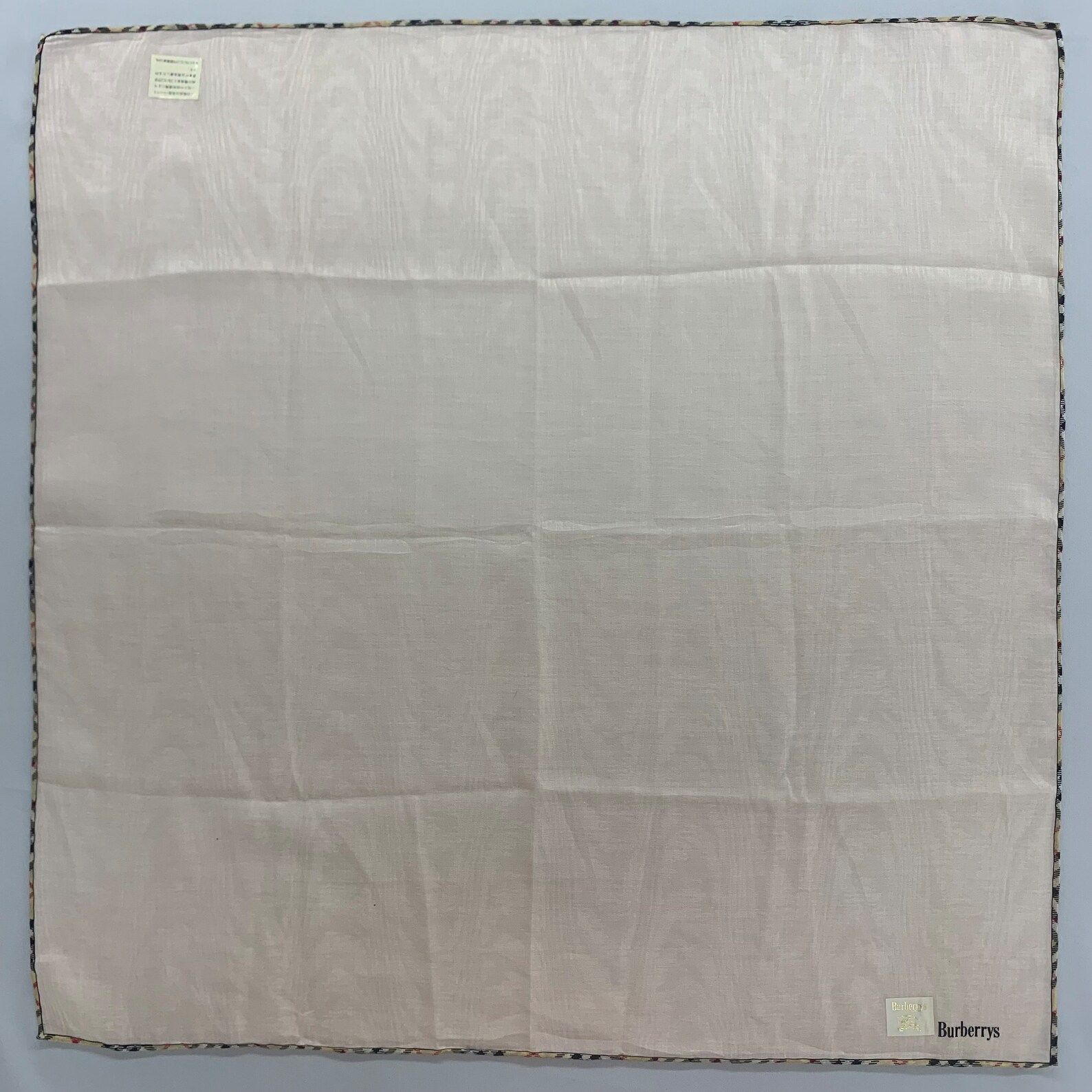Vintage Authentic Burberry Scarf Babushka Handkerchief Bandana Mini ...