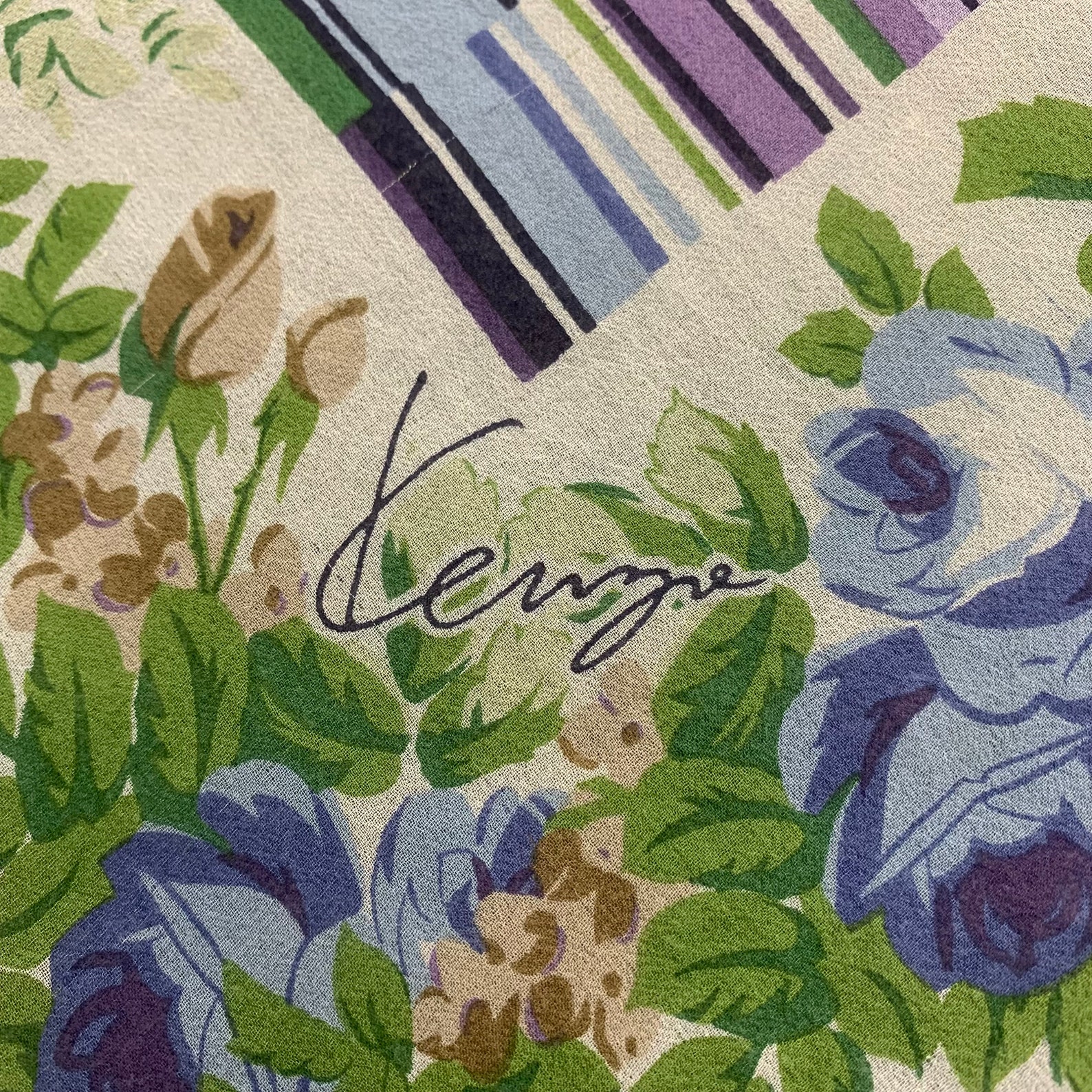 Vintage Kenzo Paris Authentic Silk Scarf Neckwear Babushka Square Scarf ...