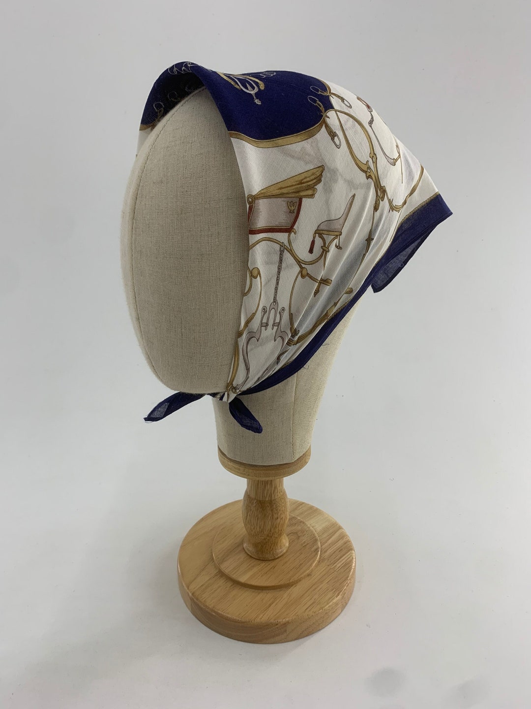 Vintage Authentic Paolo Gucci Scarf Babushka Handkerchief Bandana Mini ...