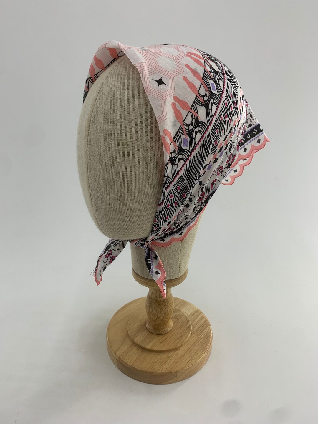 Vintage Anna Sui Authentic Handkerchief Bandana Mini Scarf Head Scarf ...
