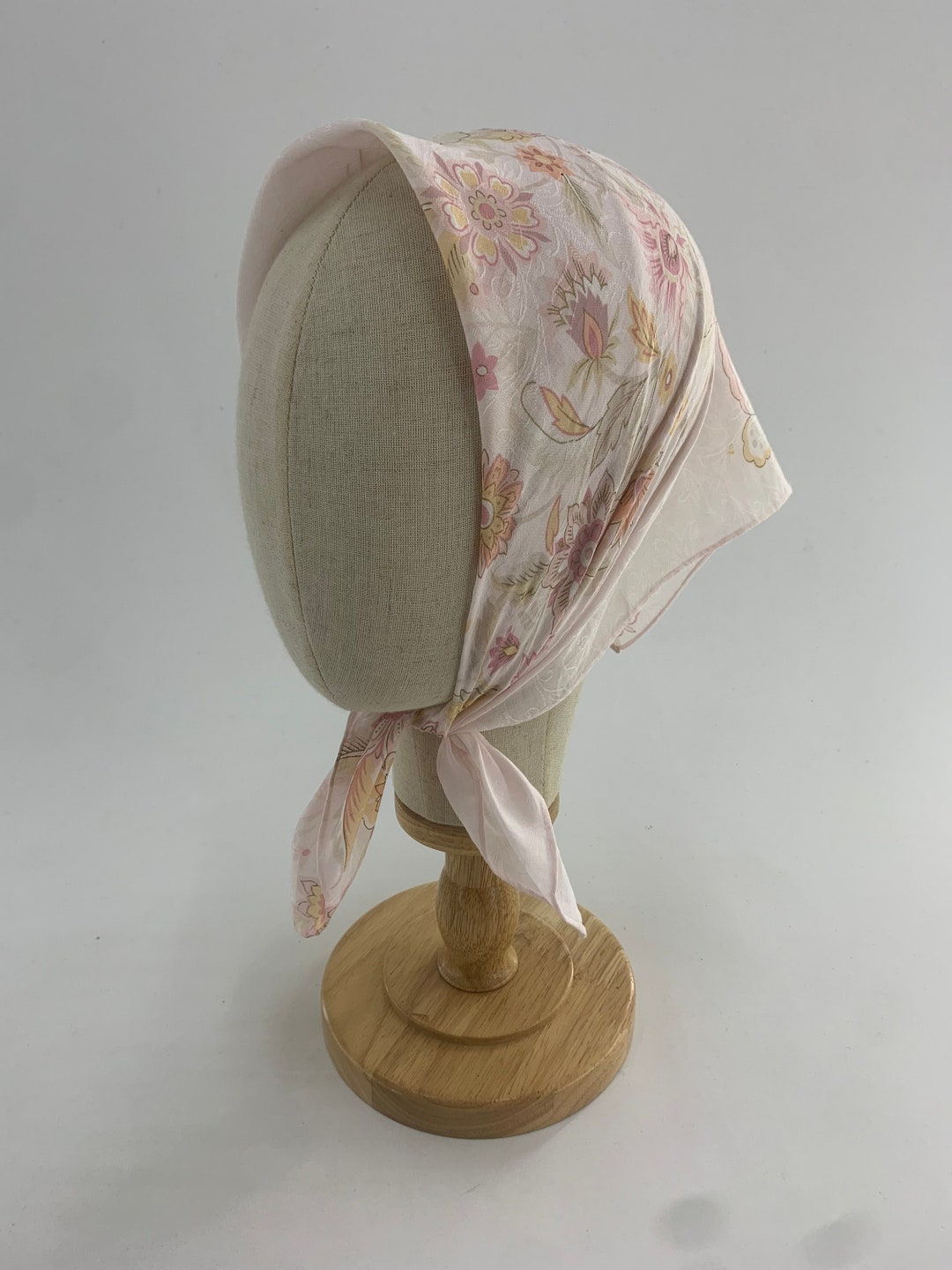 Vintage Lancetti Authentic Mini Scarf Babushka Handkerchief Bandana ...