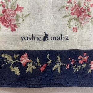 Vintage Yoshie Inaba Authentic Japanese Scarf Babushka Handkerchief ...