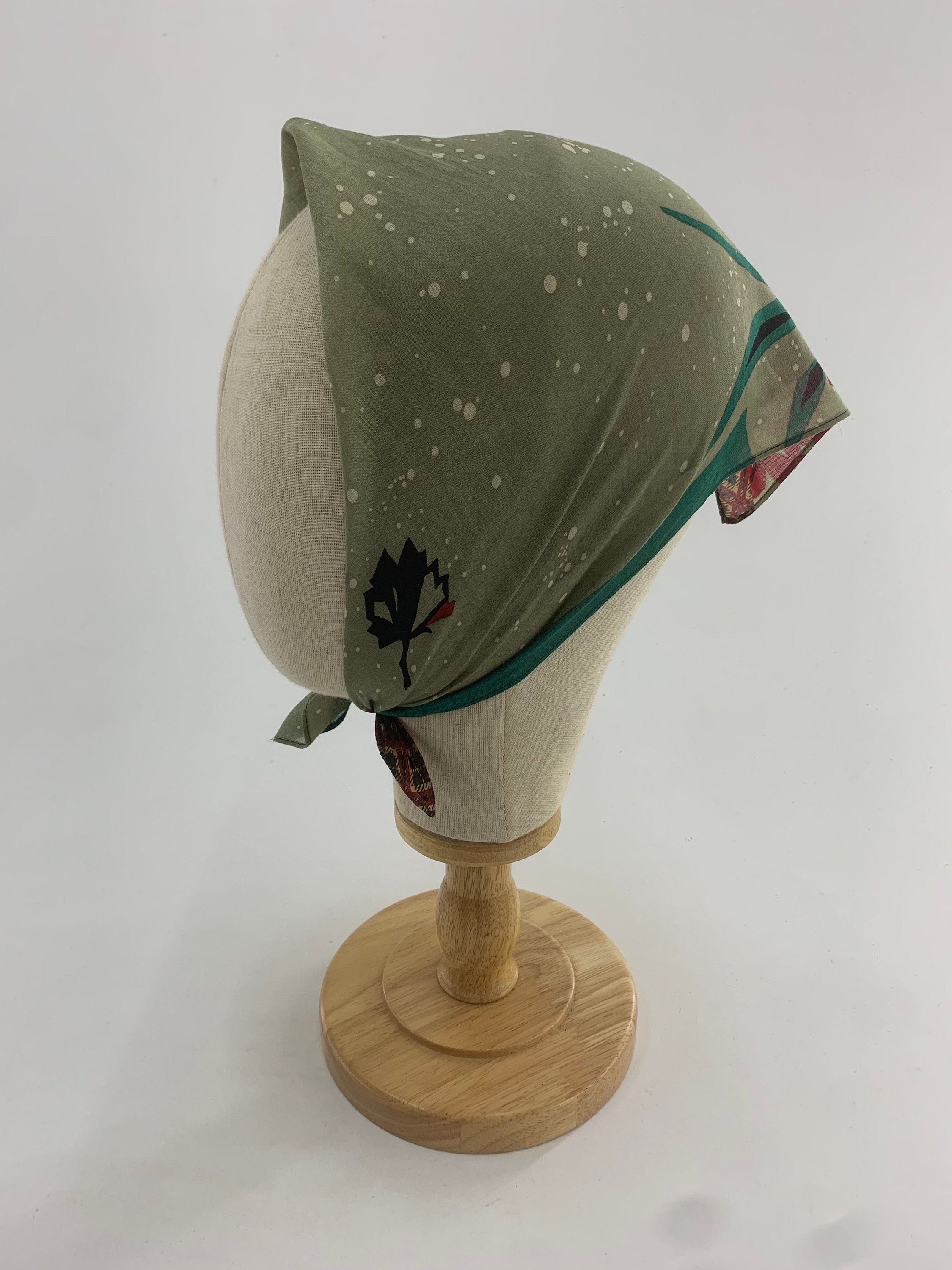 Vintage Junko Koshino Authentic Scarf Babushka Handkerchief Bandana ...