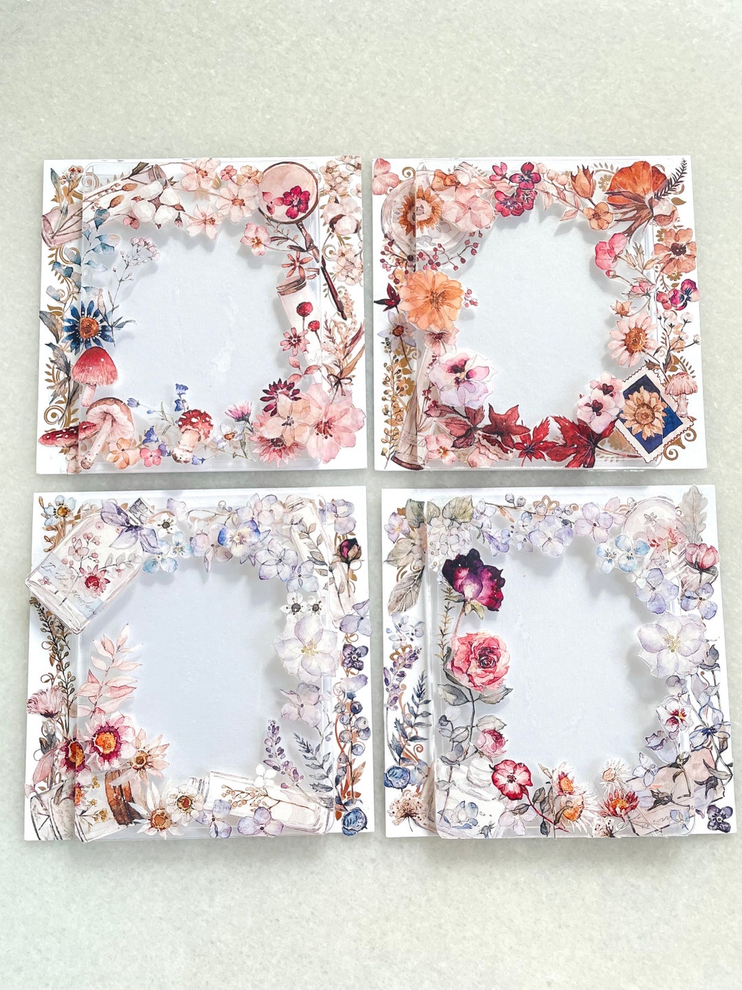 3D Decorated Toploader bottle Flowers Theme for KPOP & Anime Photocards ...