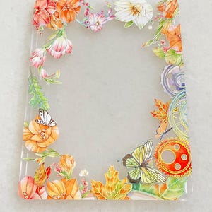 Decorated Toploader (gear and Flower Theme) for KPOP & Anime Photocards ...