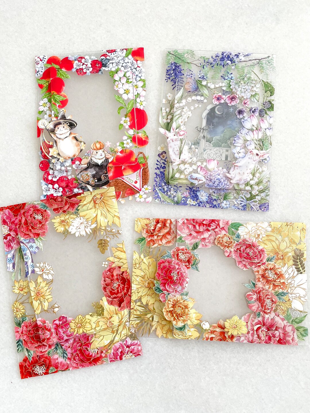 3D Decorated Toploader flowers Theme for KPOP & Anime Photocards ...