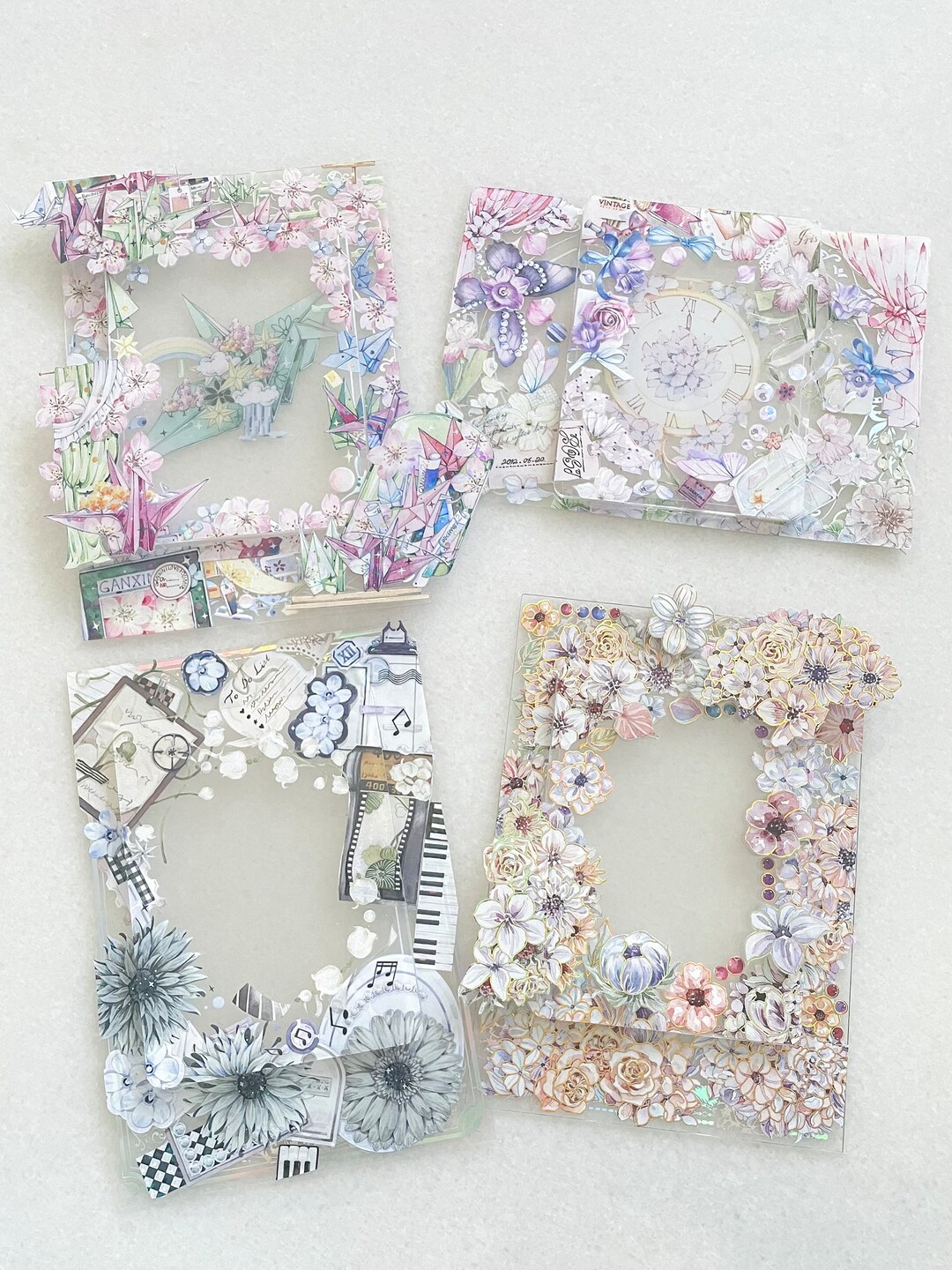 3D Decorated Toploader (flowers Theme) for KPOP & Anime Photocards ...