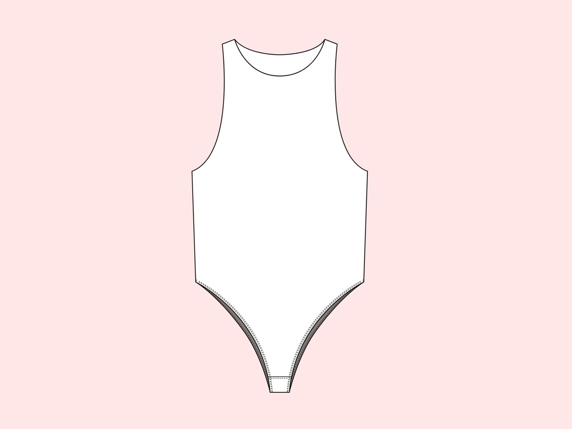 Bodysuit Sewing Pattern PDF Instant Download Bridget - Etsy