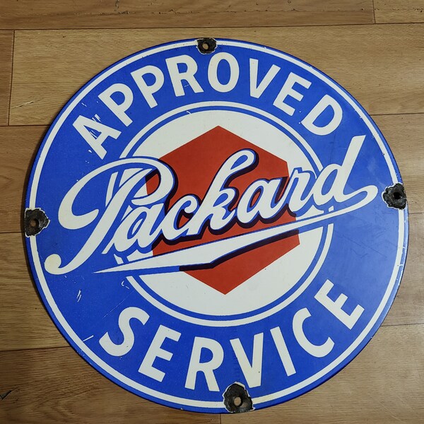 Vintage Enamel Sign - Etsy