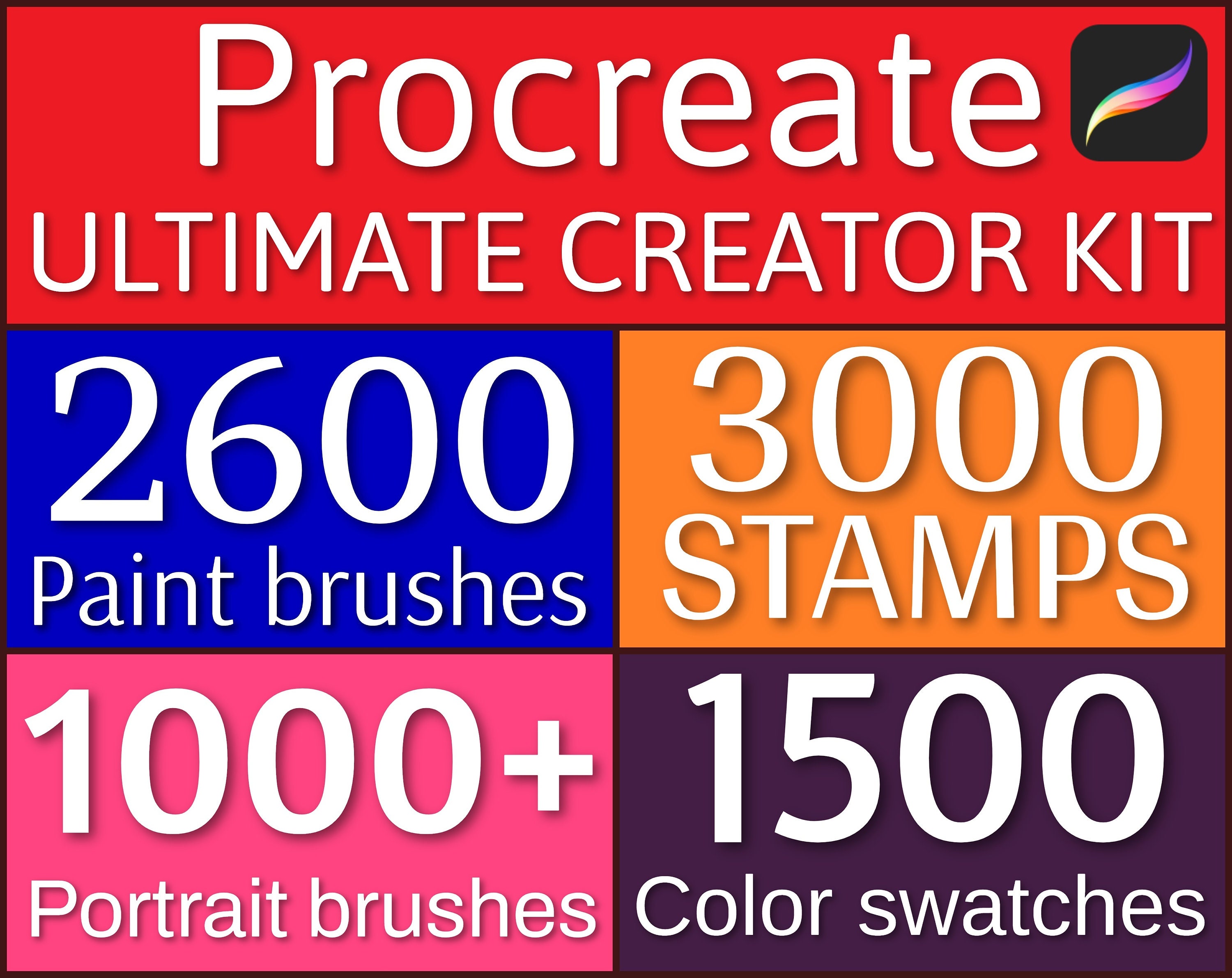 Ultimate Procreate Creator Kit Procreate Brushes Ipad - Etsy