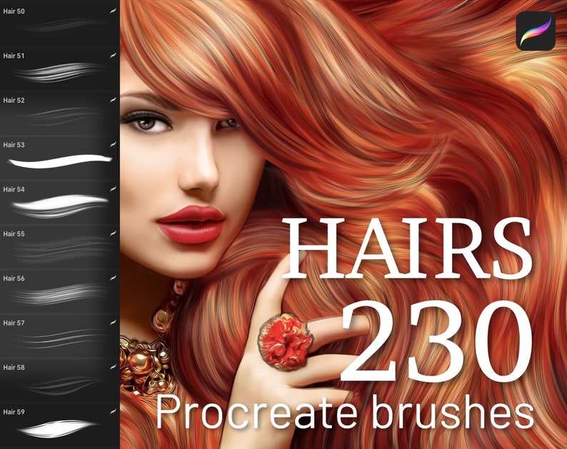 1000 Procreate Brushes Ipad Brushes Portrait Brush for - Etsy