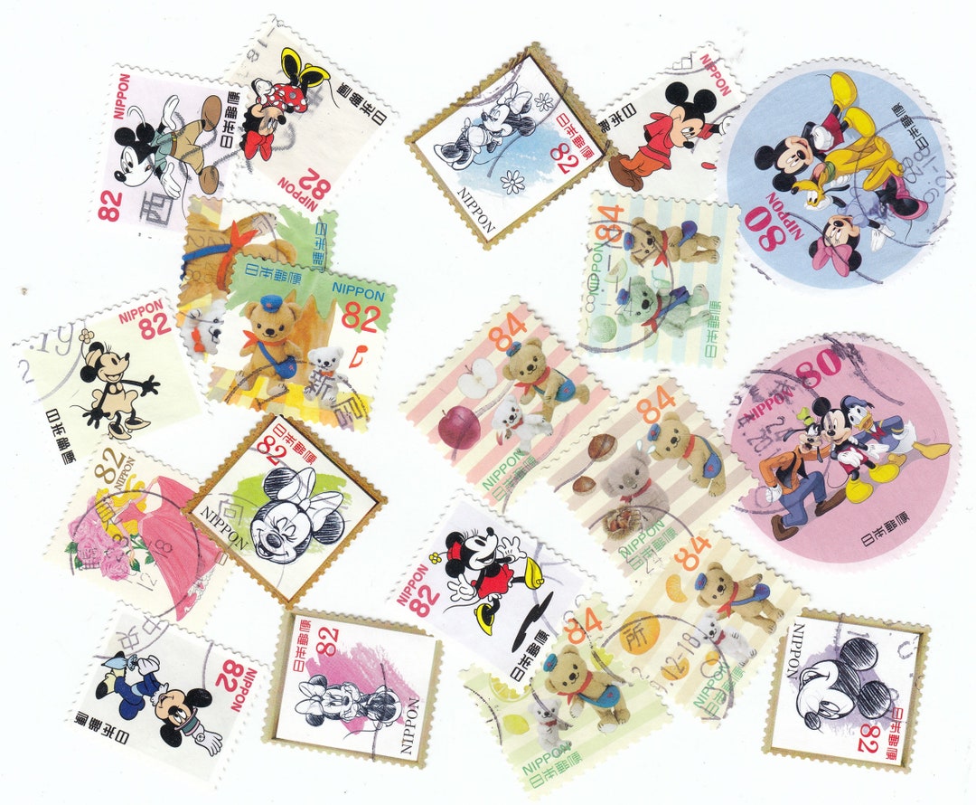 Japan 10x 20x Used Stamp MIXTURE- Posukuma and Friends for Stamp ...
