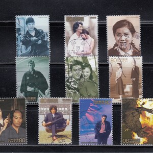 Actors and Actresses-original Vintage Used Postage Stamps Famous Movie ...