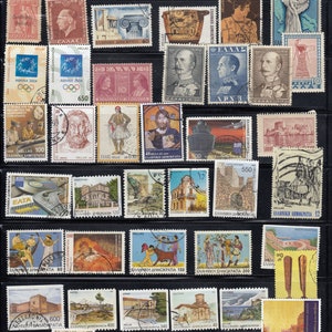 Greece / Greek Used Vintage Postage Stamps Lots - off Paper-all ...