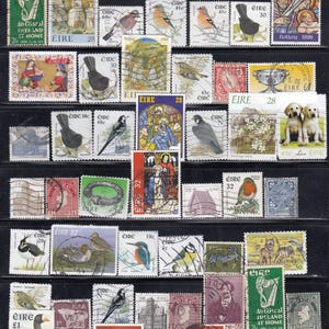 Vintage Ireland Used Postage Stamps, - for Stamp Collecting ...