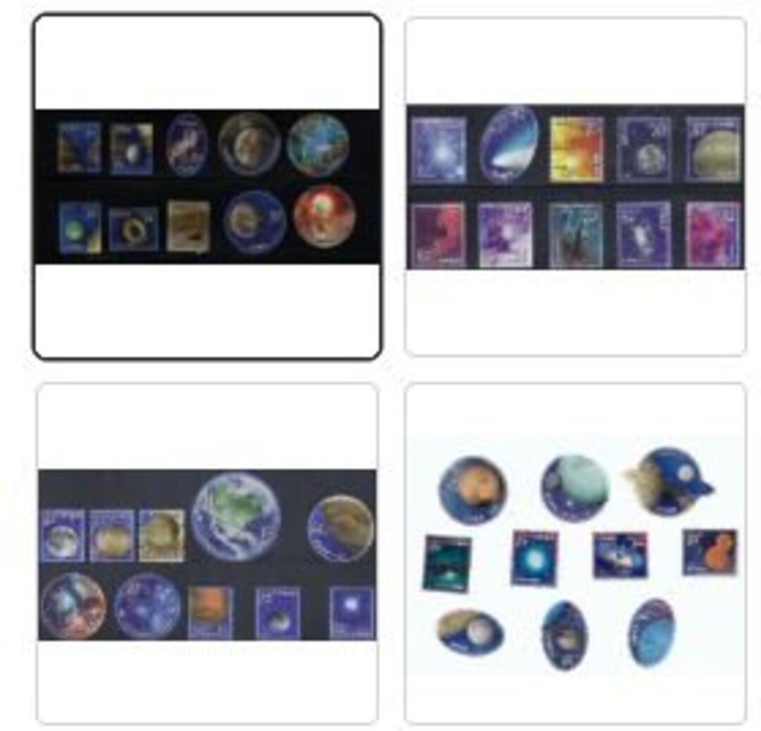 Japan Space Astronomical World Stamps Vintage off Paper - Etsy