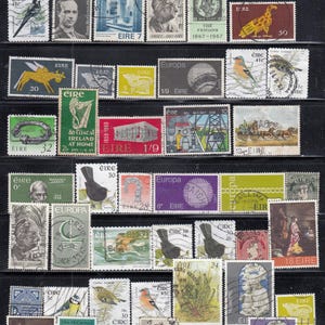 Vintage Ireland Used Postage Stamps, - for Stamp Collecting ...