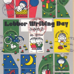 Japan First Day Postmark (1) -sheets - for Artist, Crafting ...