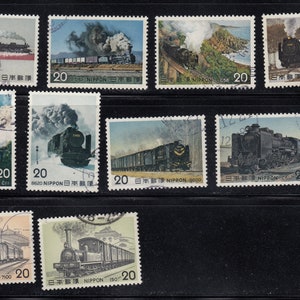 8X - 27 X Japan Train- Used -multiple Lots - off Paper -for Crafting ...