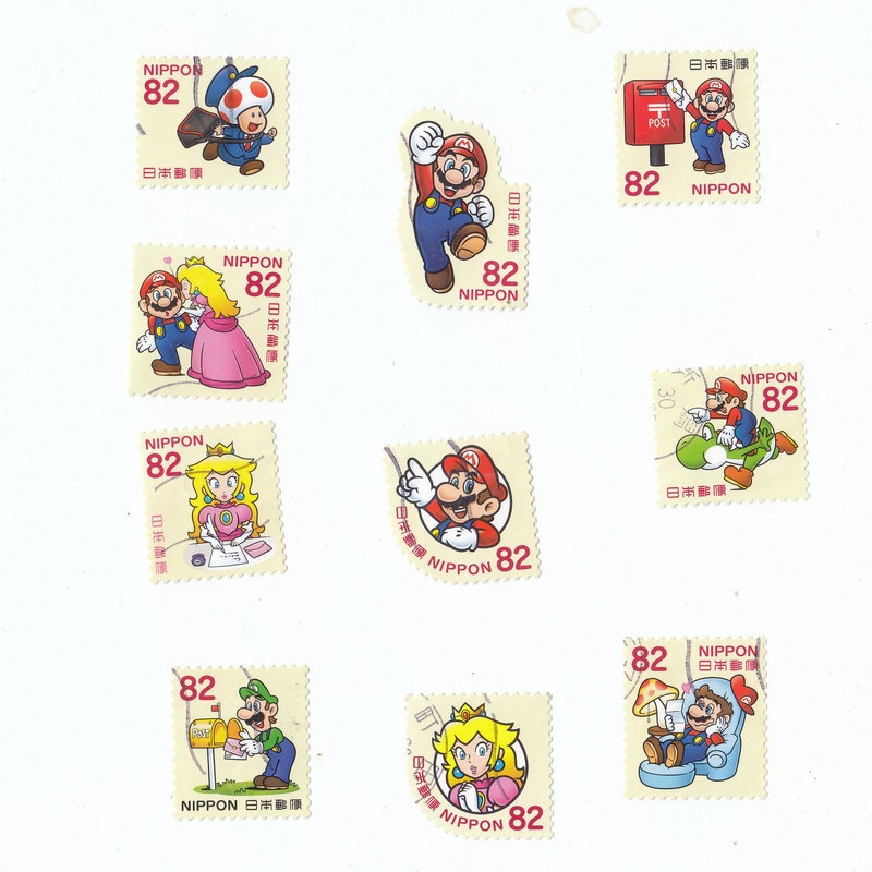 Super Mario Stamp - Etsy UK