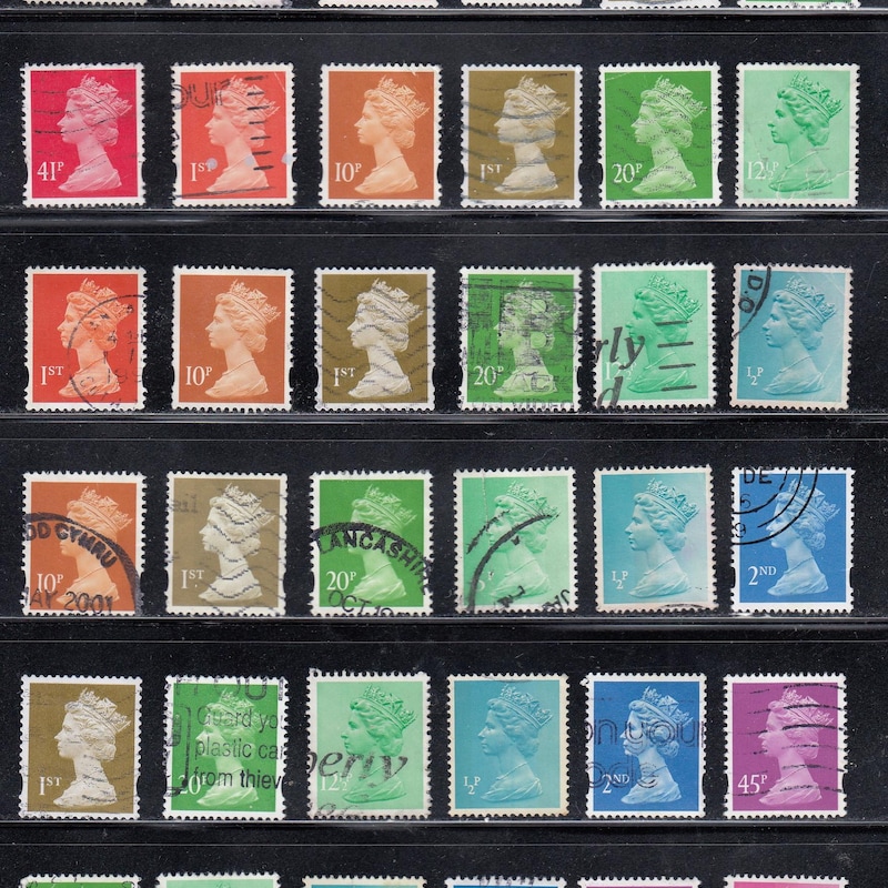 Elizabeth Stamp Rainbow - Etsy