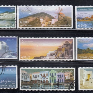 Greece / Greek Used Vintage Postage Stamps Lots - off Paper-all ...