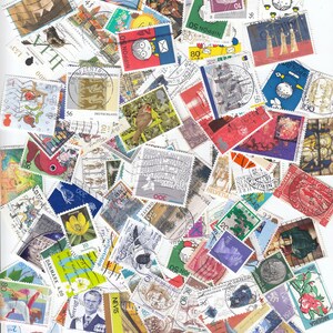 Worldwide Vintage Stamps Wide Variety of Sizes, Colo,countries -off ...