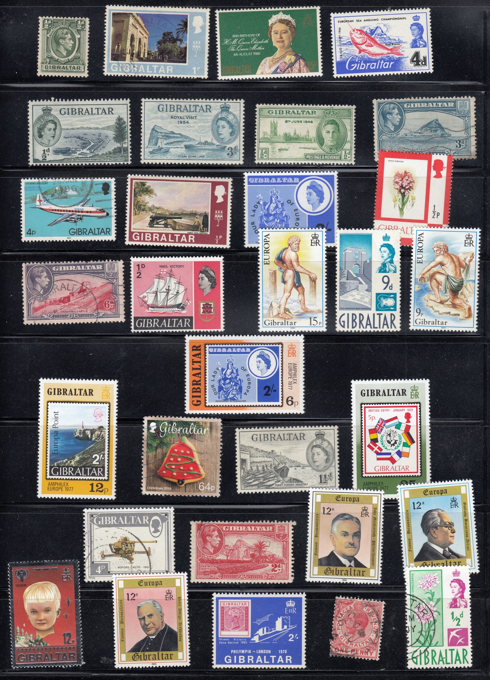 Vintage Treasury Hunt Gibraltar off Paper for Artist, Crafting ...