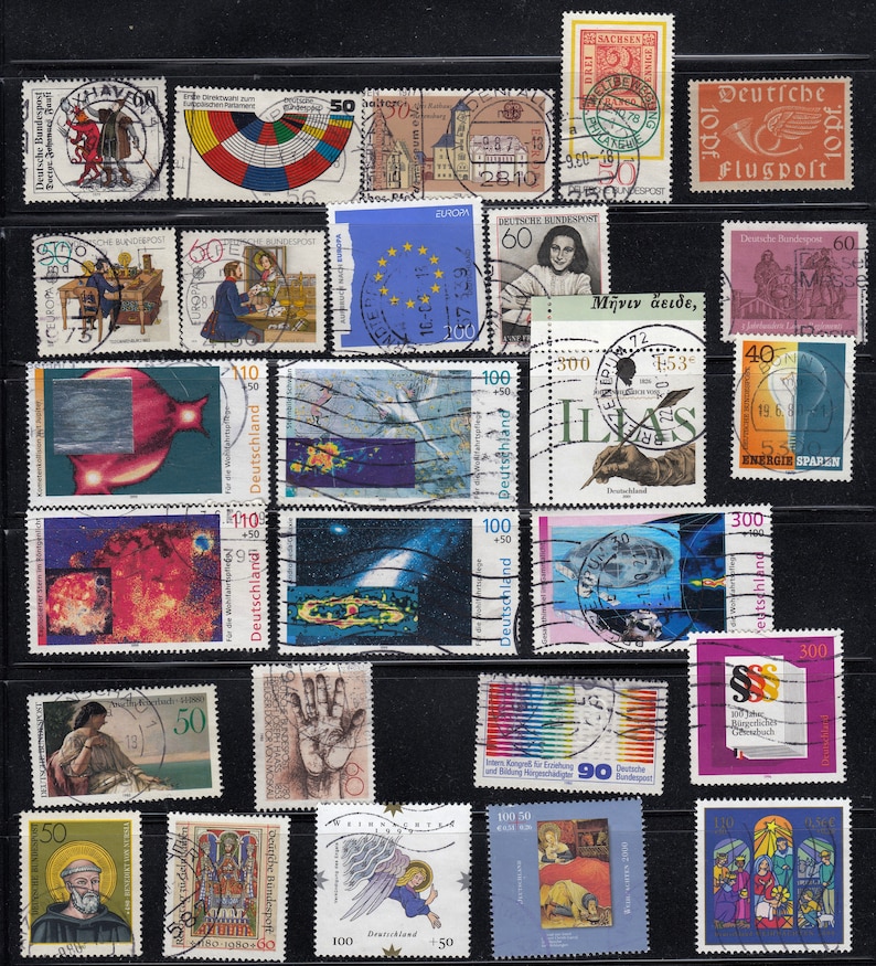 Germany Used Postage Stamps Multiple Lots off Paper for - Etsy