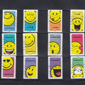 12X France Used Stamp, - Smiley World for Stamp Collecting ...
