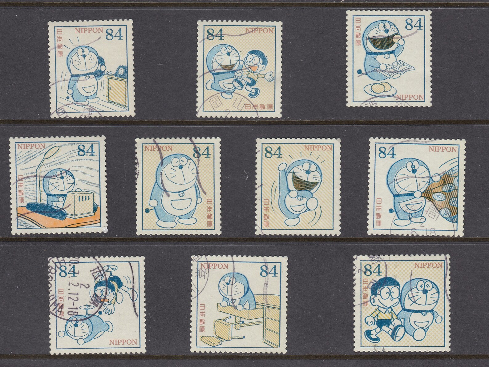 Japan Anime Mixture With Doraemon- Used Stamps - for Artist, Crafting ...