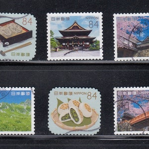 Japan 10X My Travels Series Used Postage Stamps -- off Paper - for ...