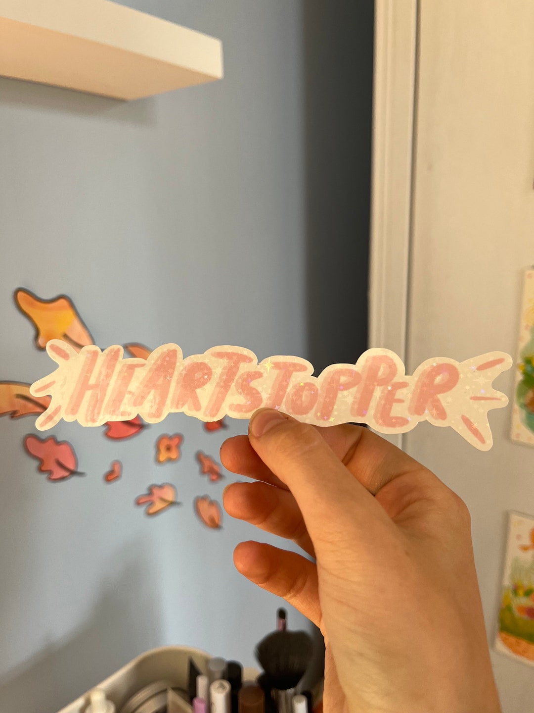 Pink Heartstopper Sticker - Etsy