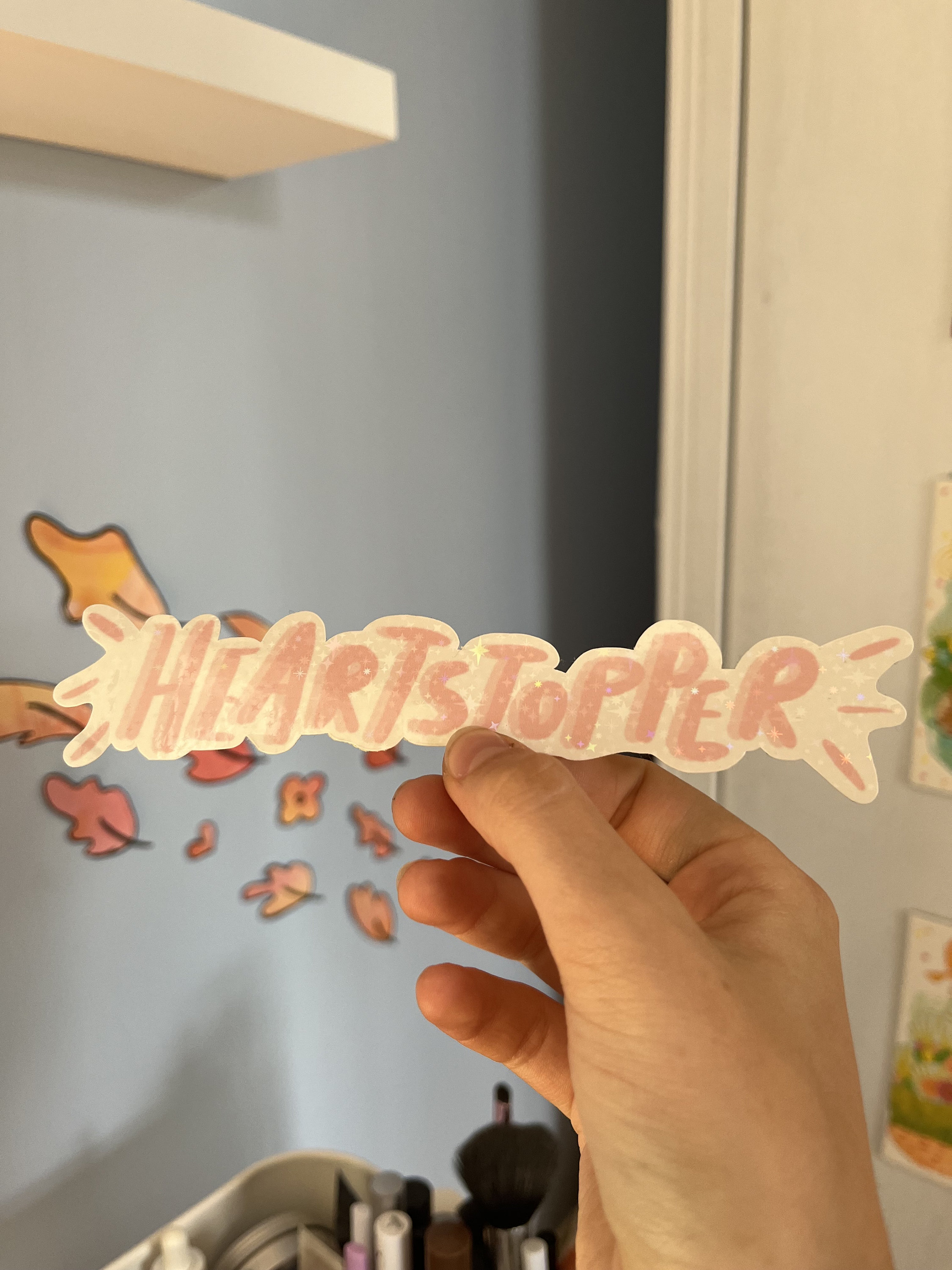 Pink Heartstopper Sticker - Etsy