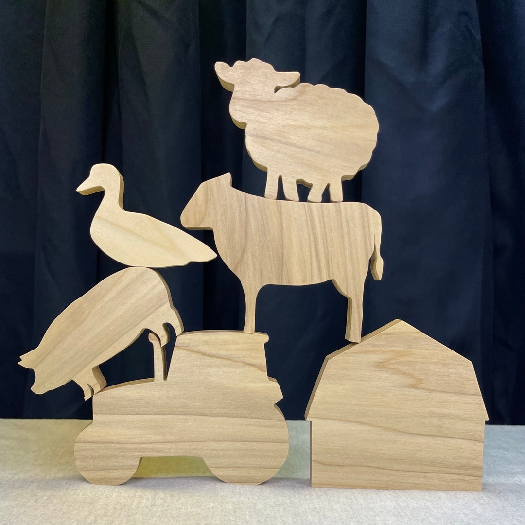 Farm Stacking Set 6 Piece - Etsy